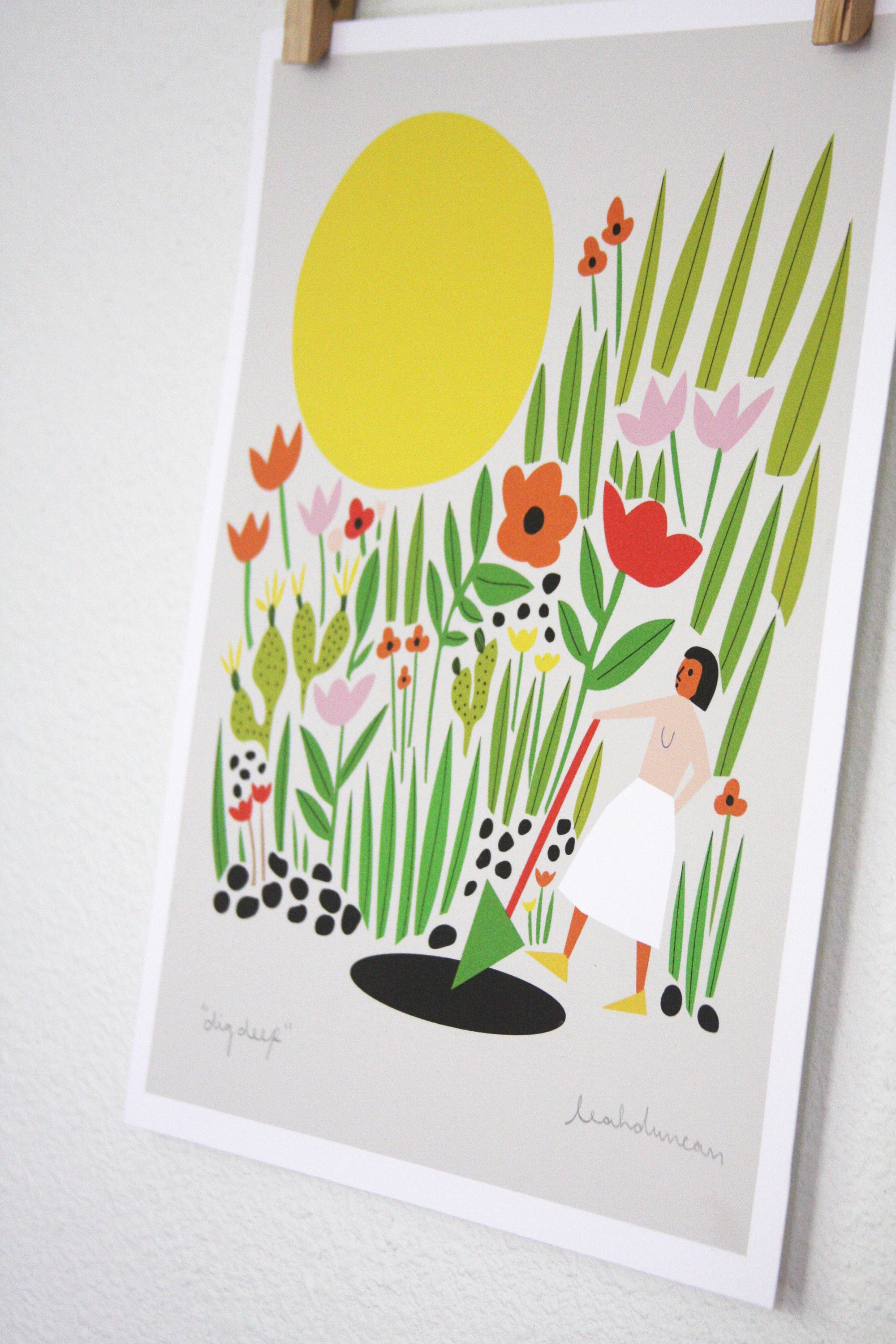 Dig Deep Print | Etsy