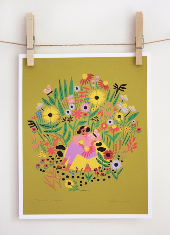 Secret Friends Print - Etsy