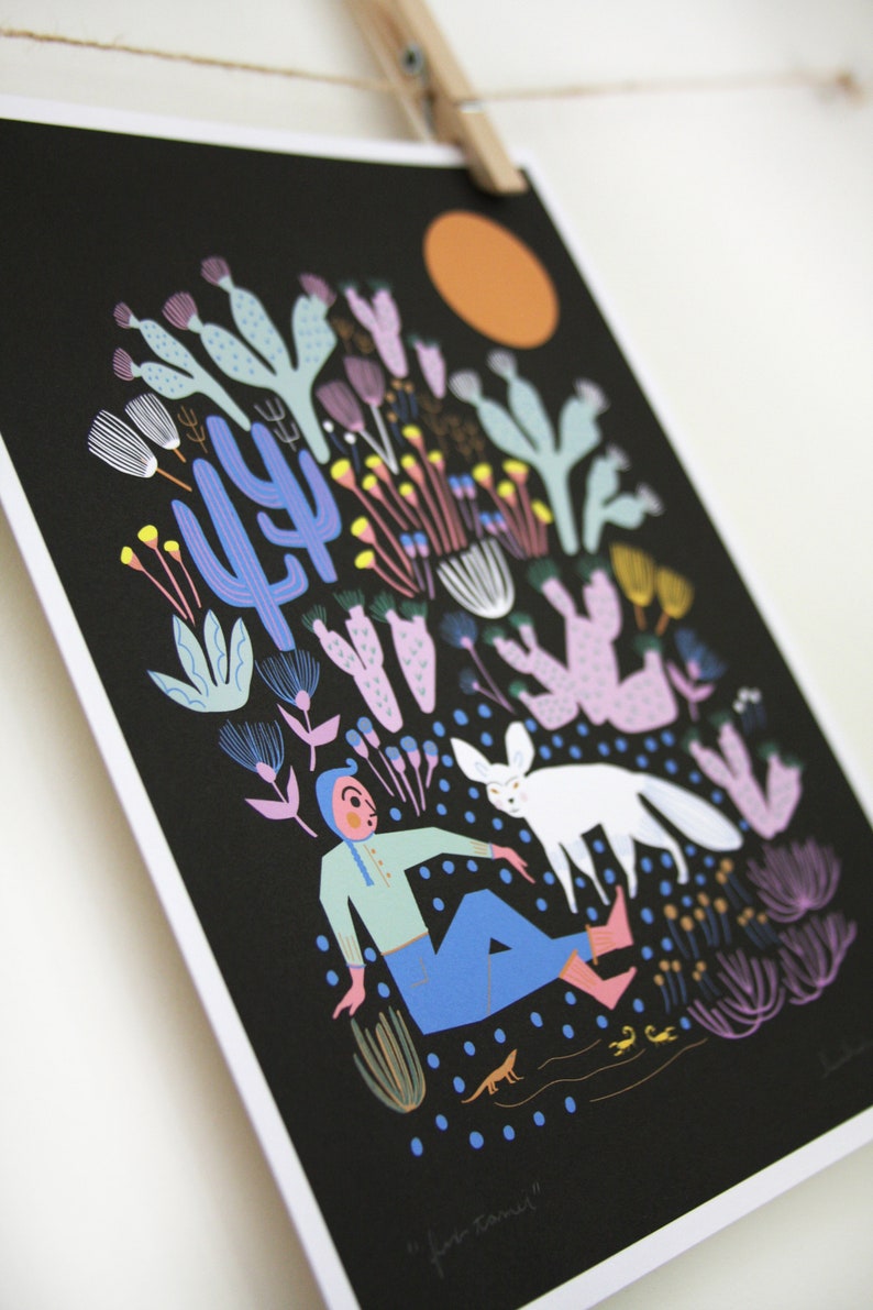 Fox Tamer Print - Etsy