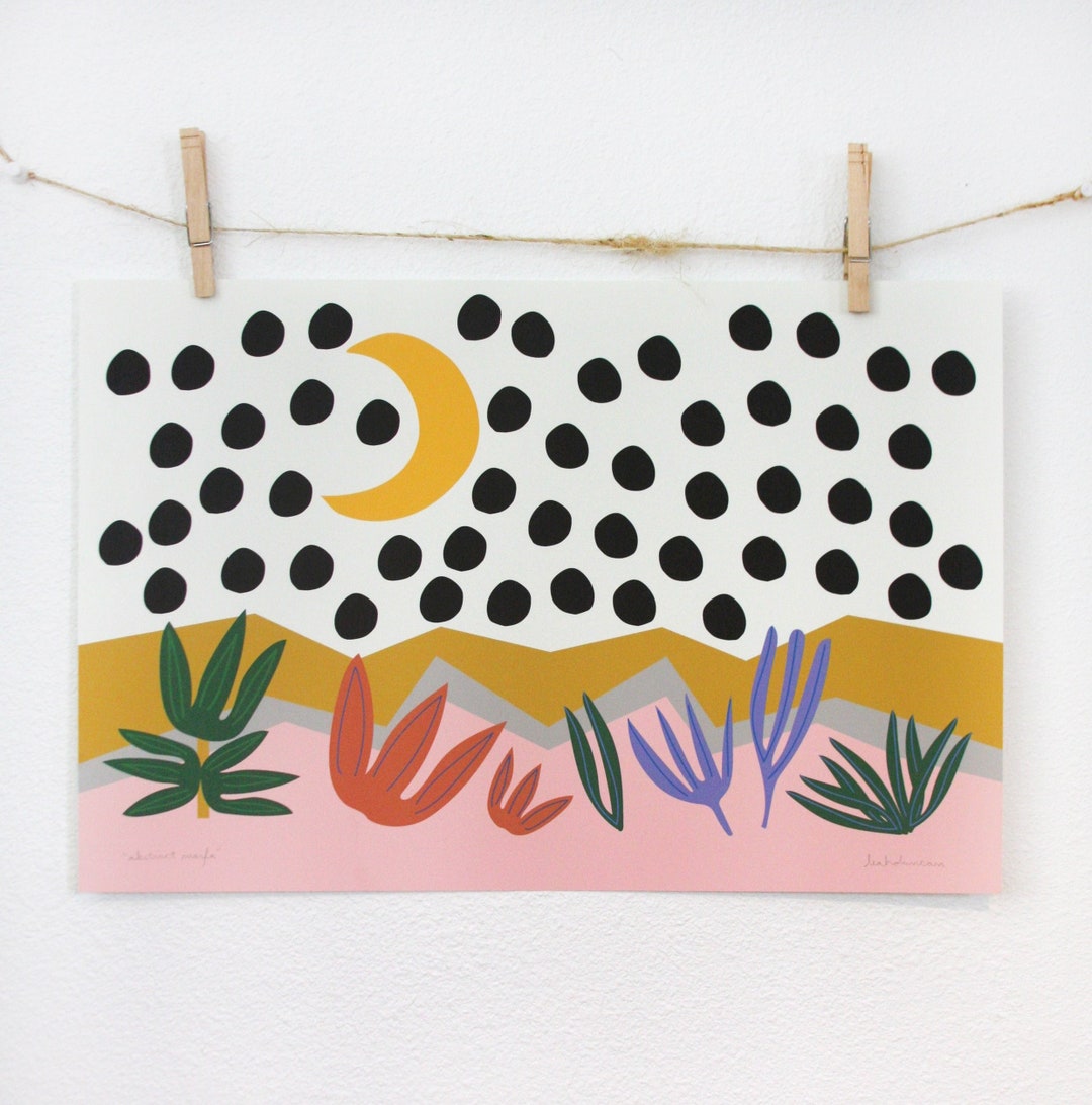 Abstract Marfa Print - Etsy
