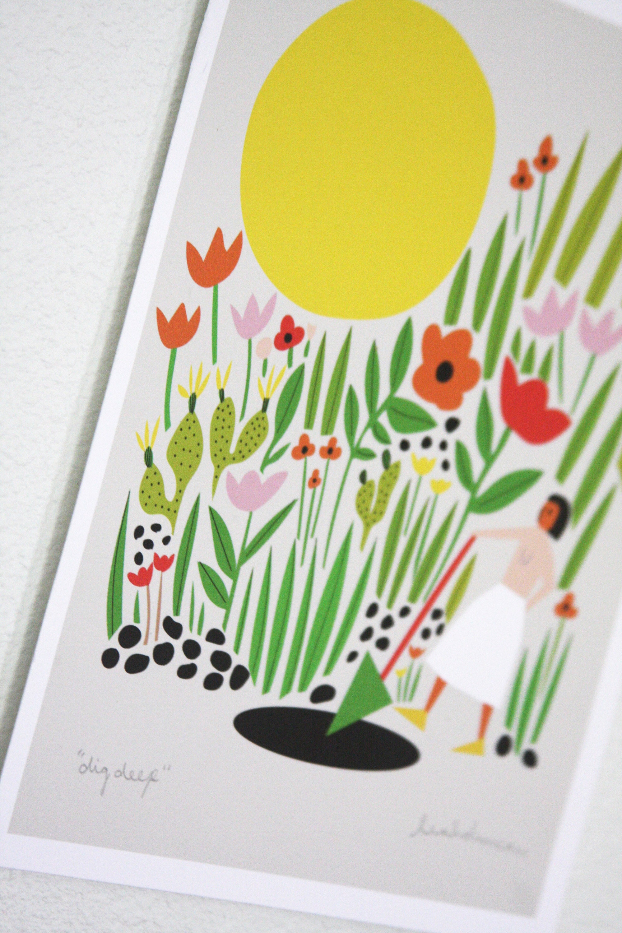 Dig Deep Print | Etsy