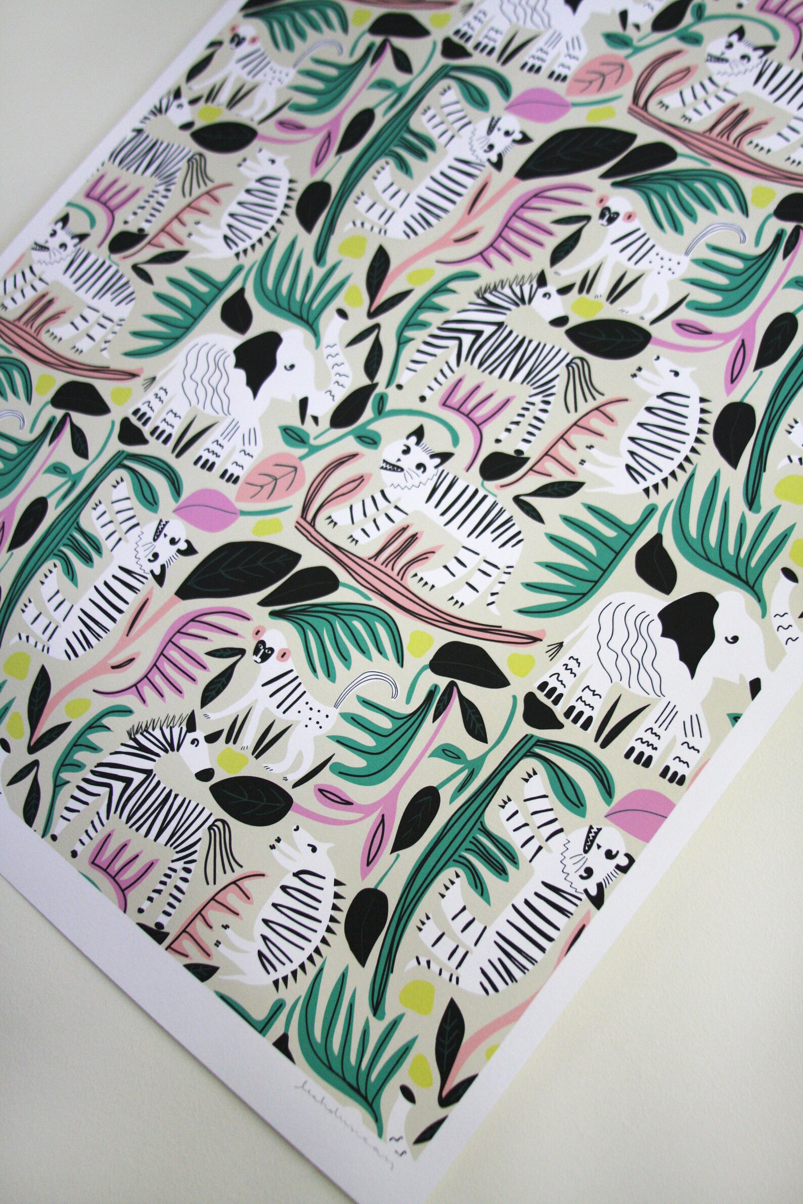 Jungle Forest Print - Etsy