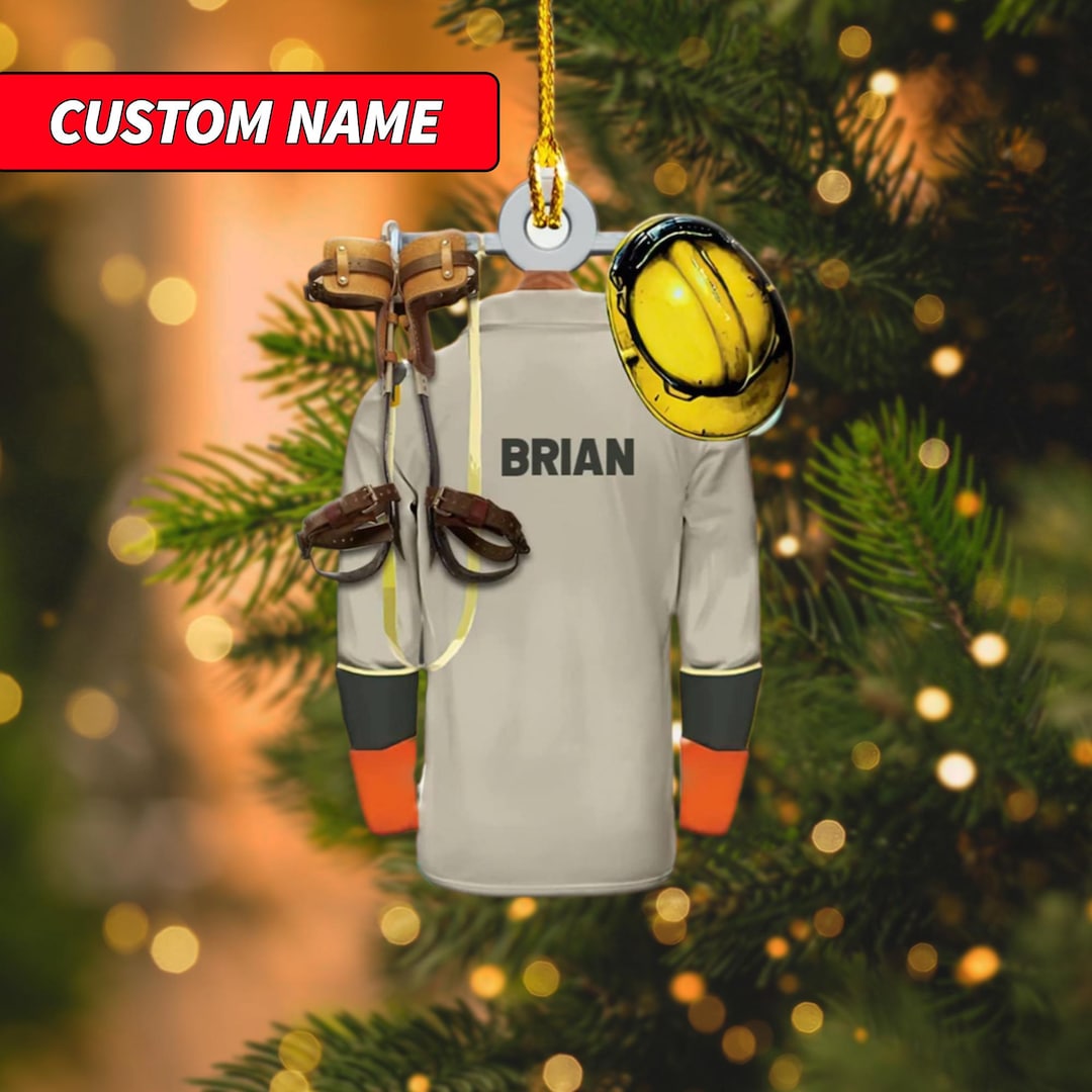 Personalized Lineman Tool Set Ornament, Lineman Christmas Ornaments ...