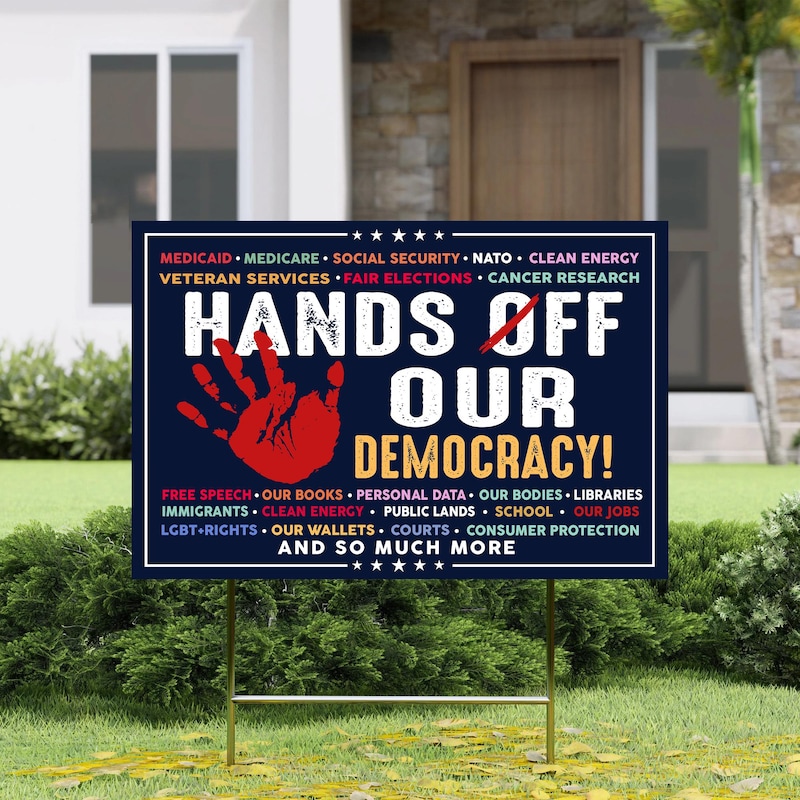 Pro Democracy Yard Signs - Etsy