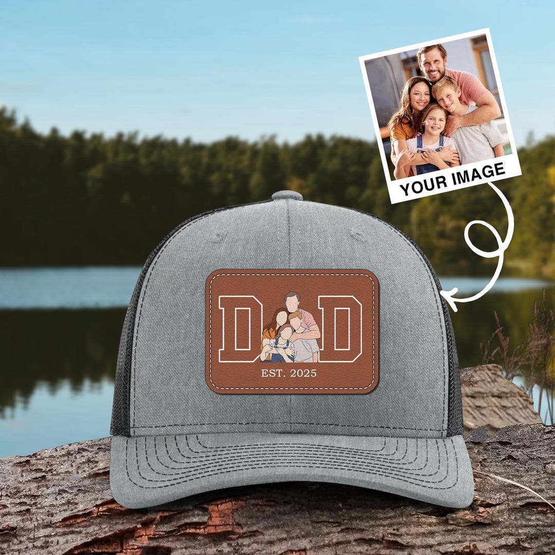 Personalized Best Dad Ever Trucker Snapback Cap, Funny Dad Hat, Father ...