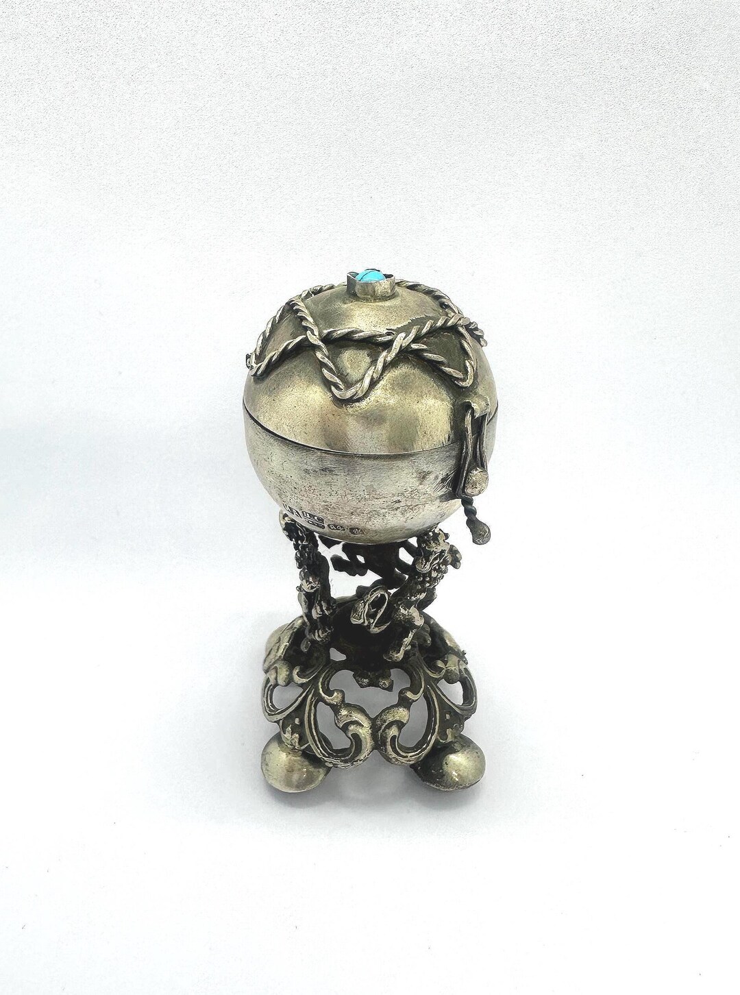 Antique Silver Jewish Spice Tower | Migdal Besamim Havdalah | Judaica ...