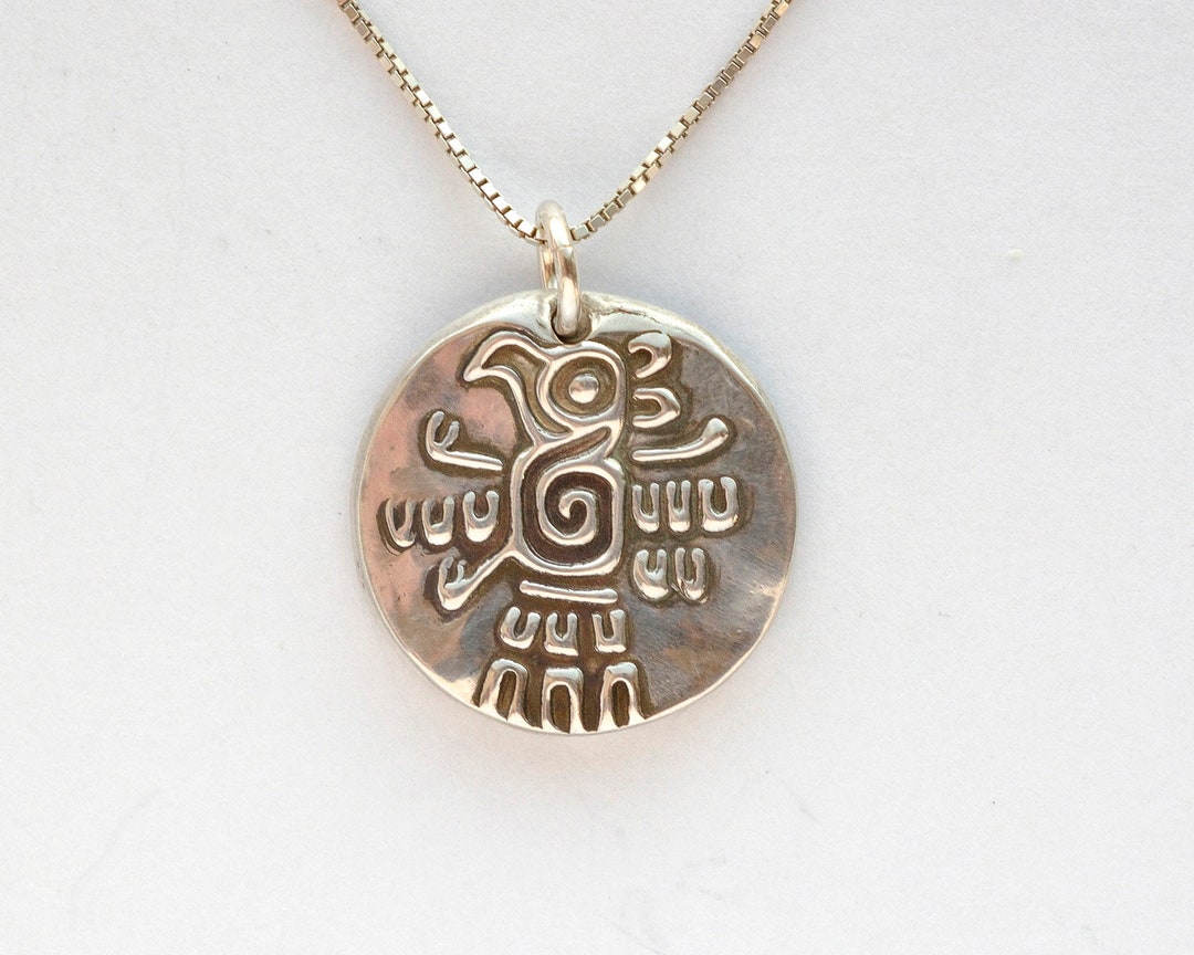 Double Sided Silver Medallion, Individually Handmade, Optional Sterling ...