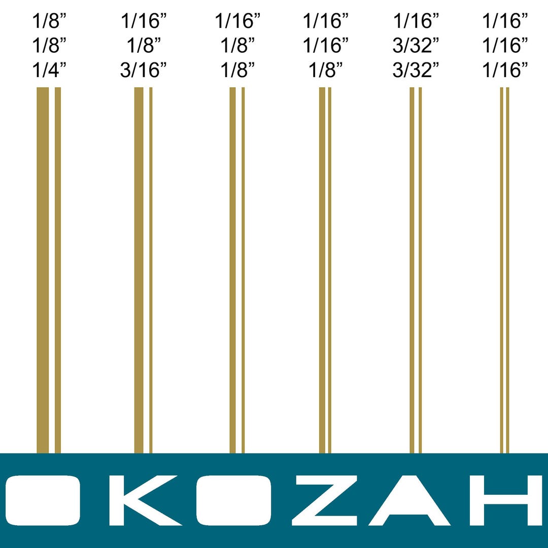 Gold Pinstripes Double Pinstriping Pin Stripe Tape Car Decal Custom ...