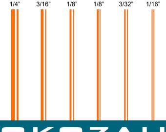 Gold Pinstripes Double Pinstriping Pin Stripe Tape Car Decal Custom ...