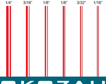 Gold Pinstripes Double Pinstriping Pin Stripe Tape Car Decal Custom ...