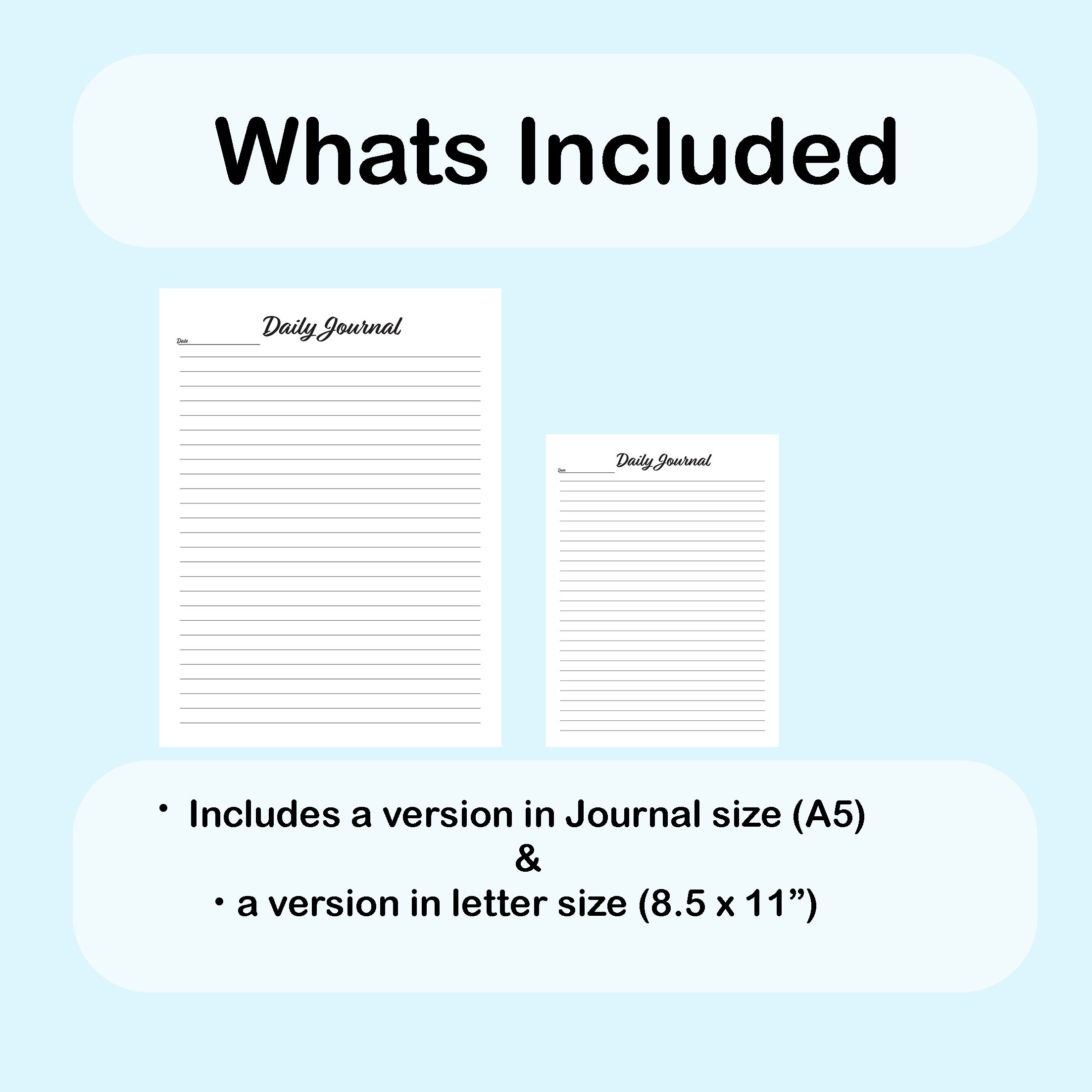 Printable Daily Routine Planner in Pdf Format – Digital Download Daily ...