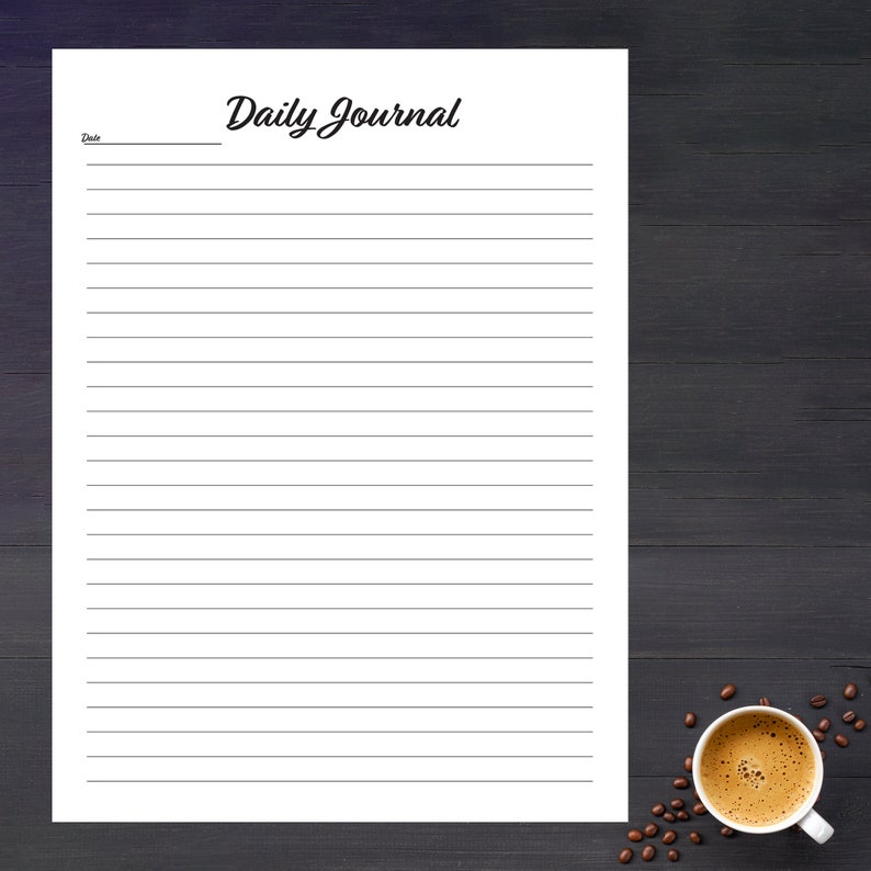 Printable Daily Routine Planner in Pdf Format – Digital Download Daily ...