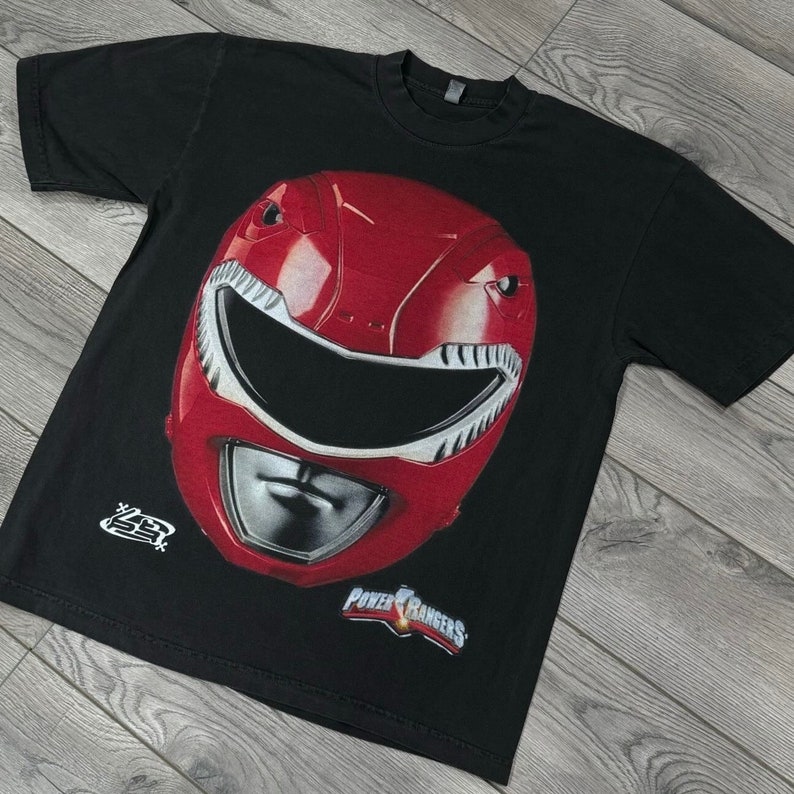 Power Rangers Red Ranger Merch Vintage Graphic Tee Shirt Album Unisex ...