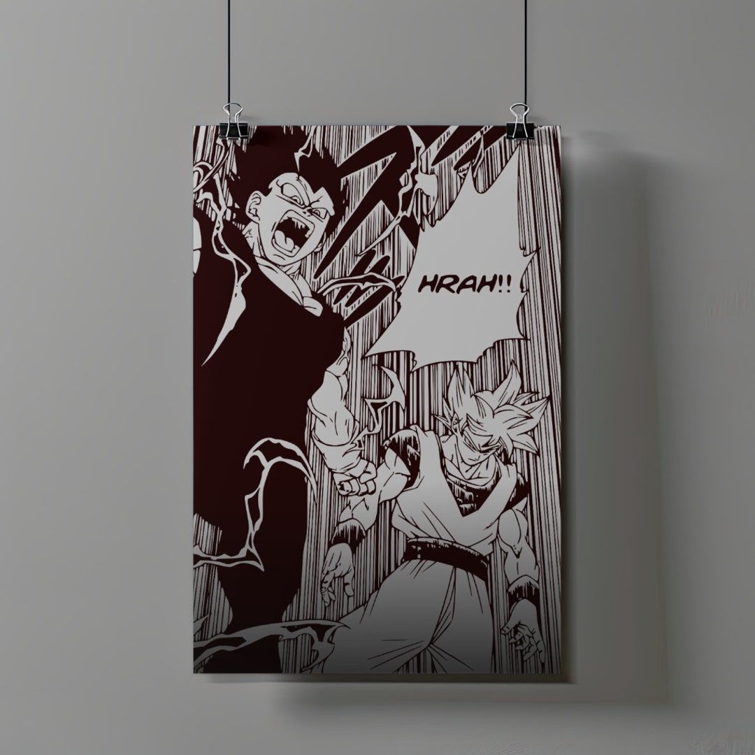 Vegeta and Goku Power up Poster 24x36 in Poster Print Anime Poster ...