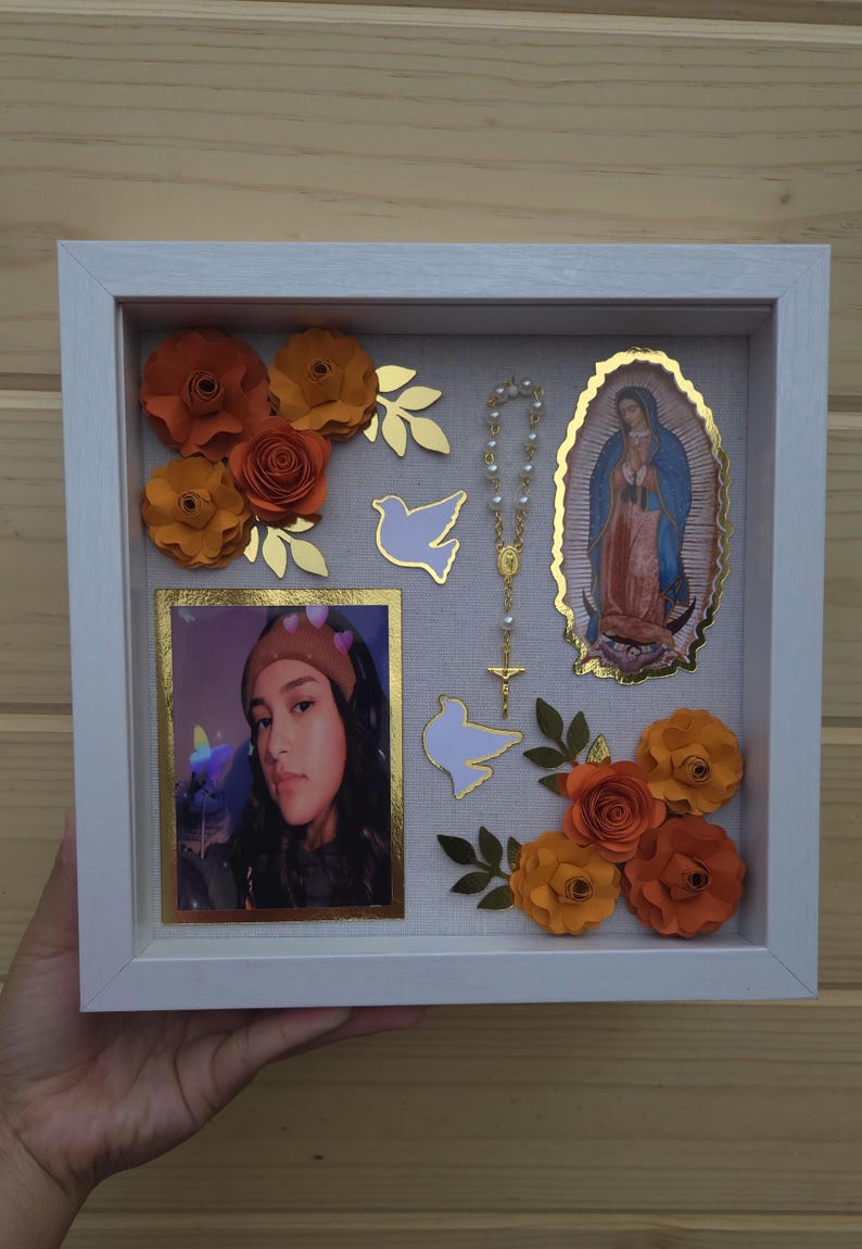 Memorial Shadow Box Memorial Dia De Los Muertos - Etsy