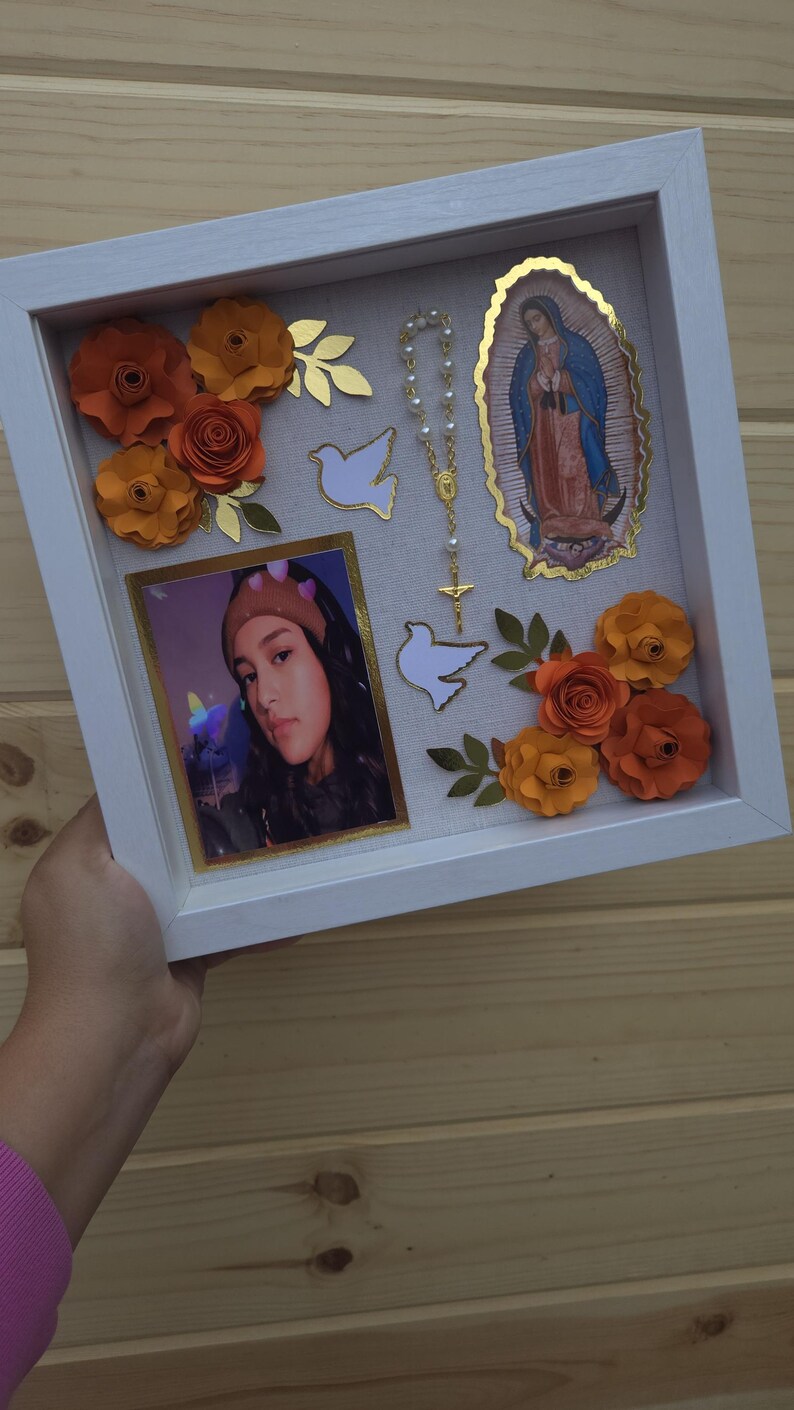 Memorial Shadow Box Memorial Dia De Los Muertos - Etsy