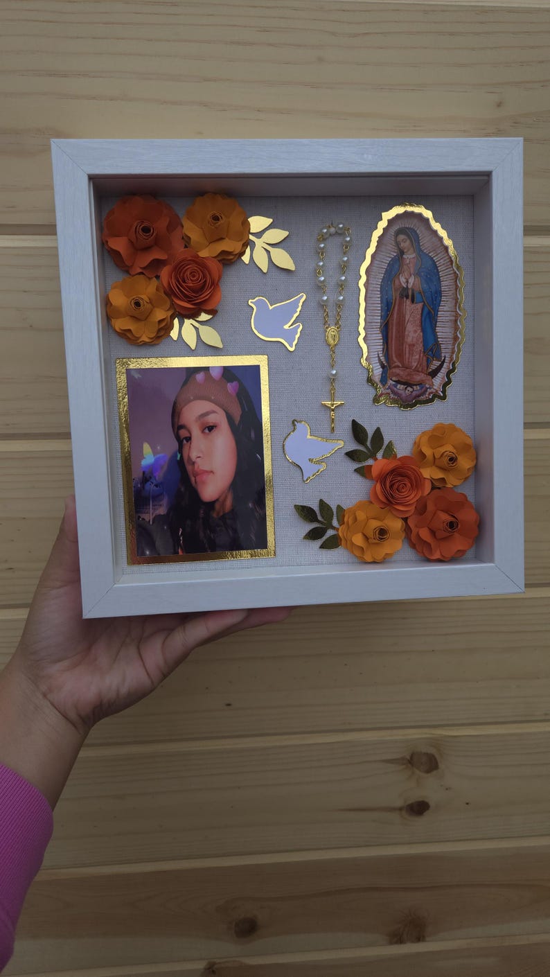 Memorial Shadow Box Memorial Dia De Los Muertos - Etsy