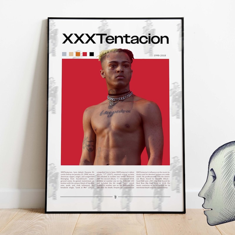 Xxxtentacion Wall Posters Etsy 7329