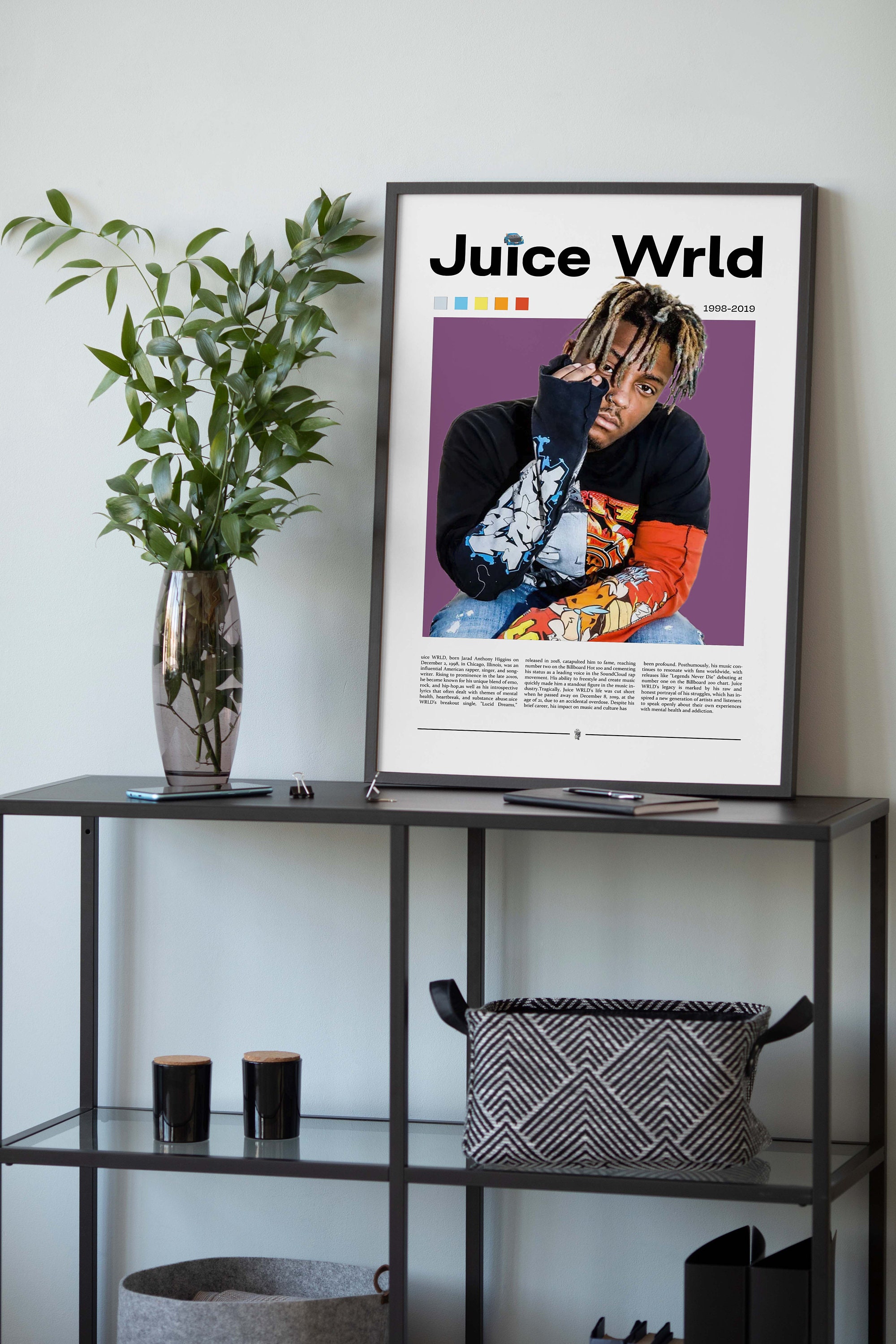 Juice Wrld 999 Wall Art, Printable, Digital Prints, Perfect Gift ...