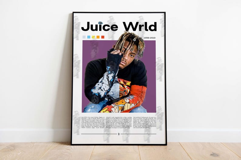 Juice Wrld 999 Wall Art, Printable, Digital Prints, Perfect Gift ...