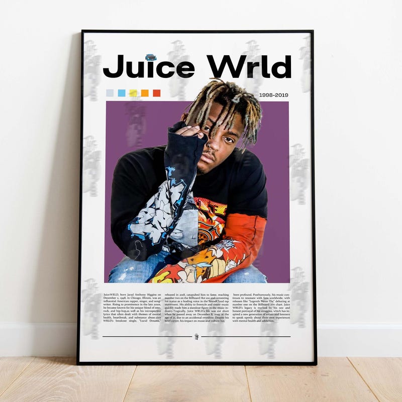 Juice Wrld Wall Art - Etsy