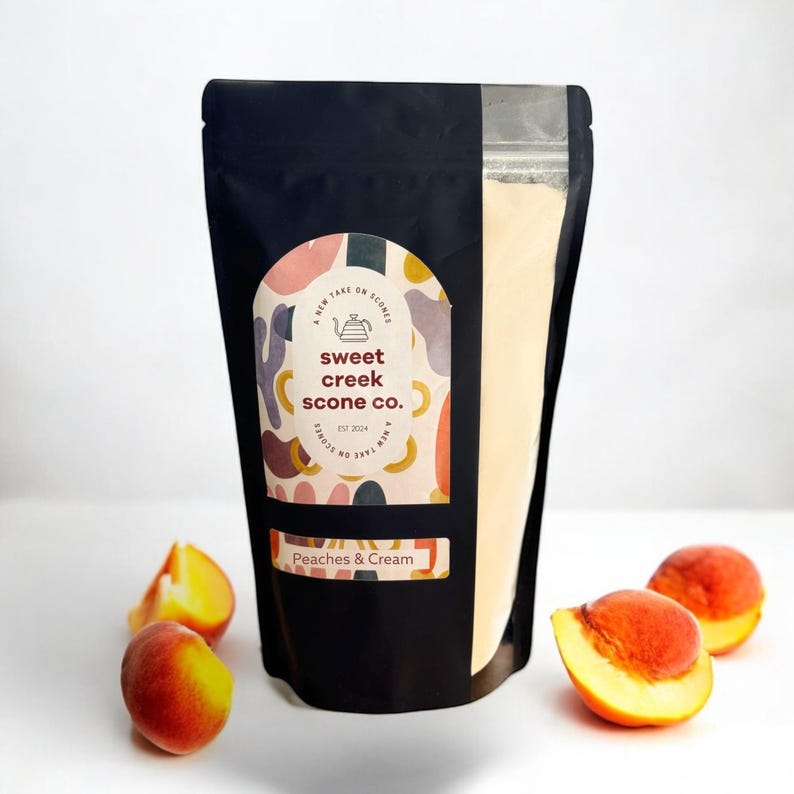 Peaches and Cream Scone Mix - Etsy