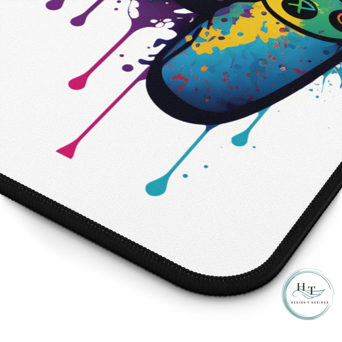 Colorful Gamer Zone Mouse Pad Gaming Desk Accessory Non-slip Rubber ...