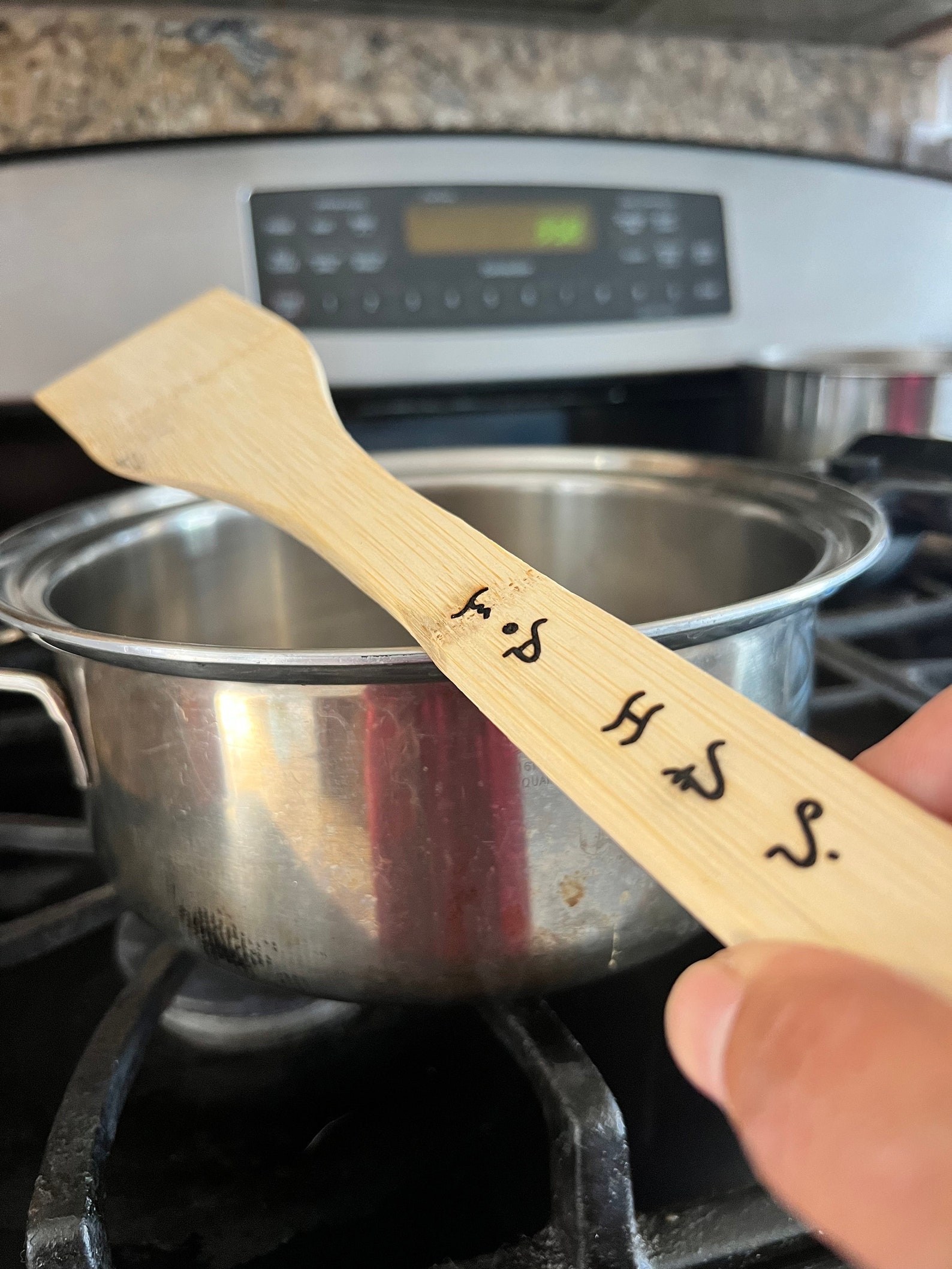 Baybayin Filipino Sulat Bamboo Cooking Utensils Set - “very Delicious ...