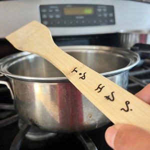 Baybayin Filipino Sulat Bamboo Cooking Utensils Set - “very Delicious ...