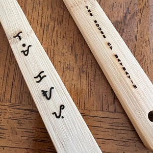 Baybayin Filipino Sulat Bamboo Cooking Utensils Set - “very Delicious ...