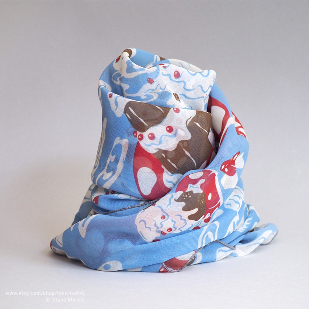 Cake Scarf, Cake Icing Pattern, Birthday Cake Scarf, Confection, Baker ...