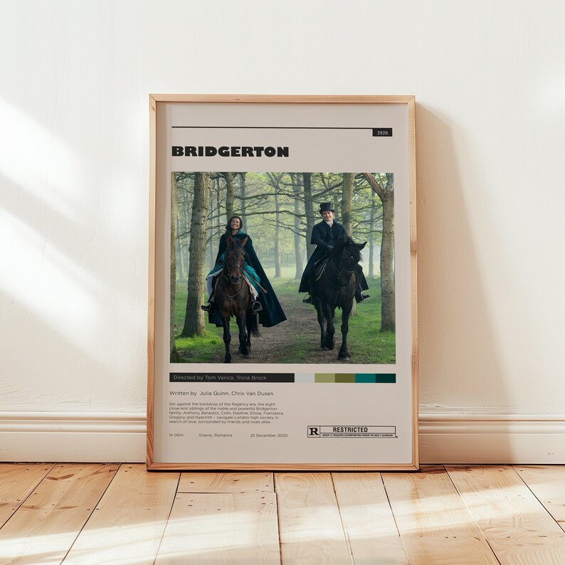 Bridgerton Poster, Kate Sharma Wall Art, Home Wall Decor, Regency Era ...