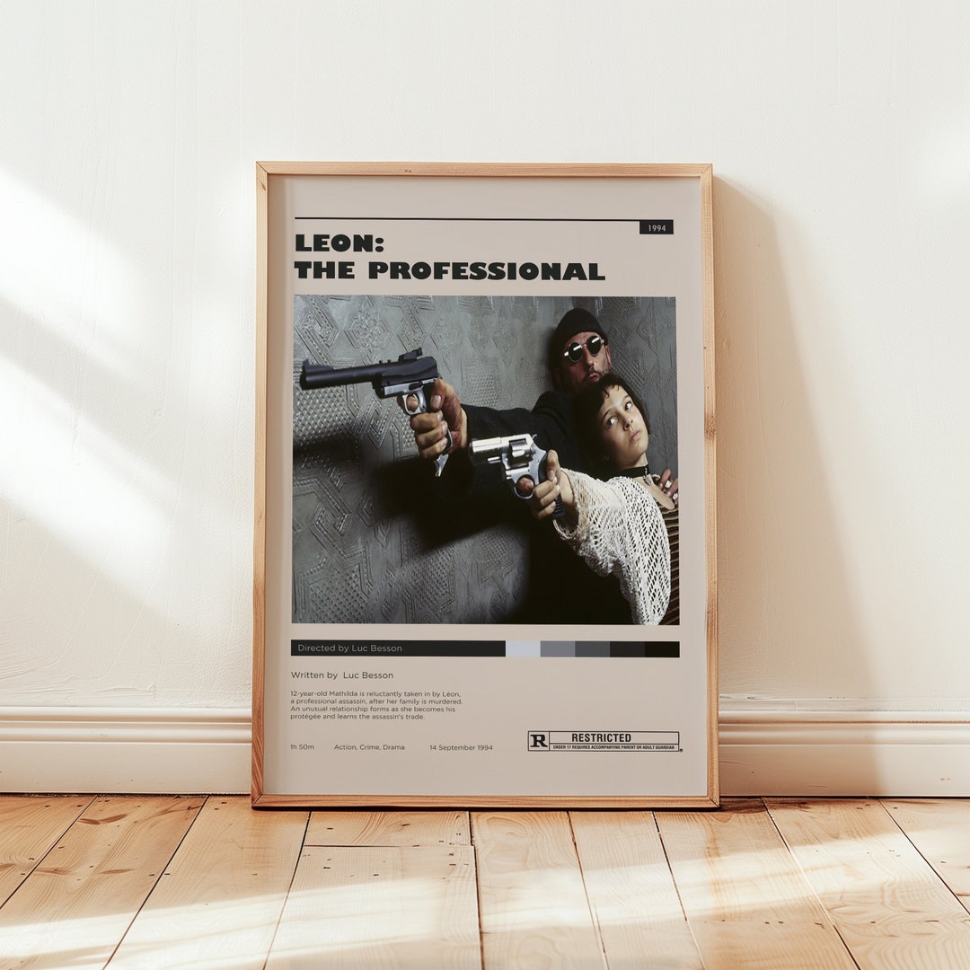 Léon: the Professional Poster, Mathilda Wall Art, Minimalist Wall Decor ...