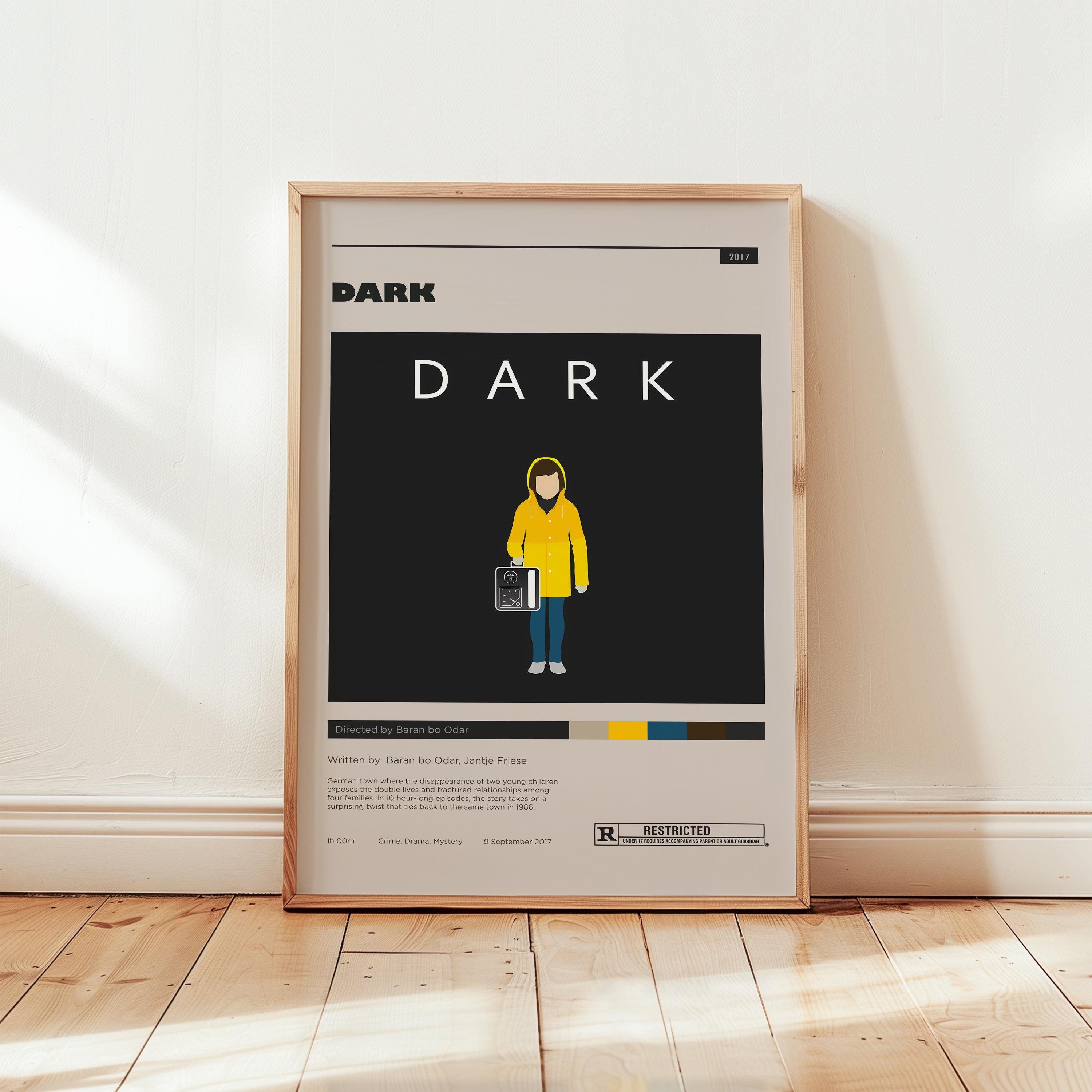 Dark Poster, Noah Wall Art, Minimalist Wall Decor, Mid Century Design ...