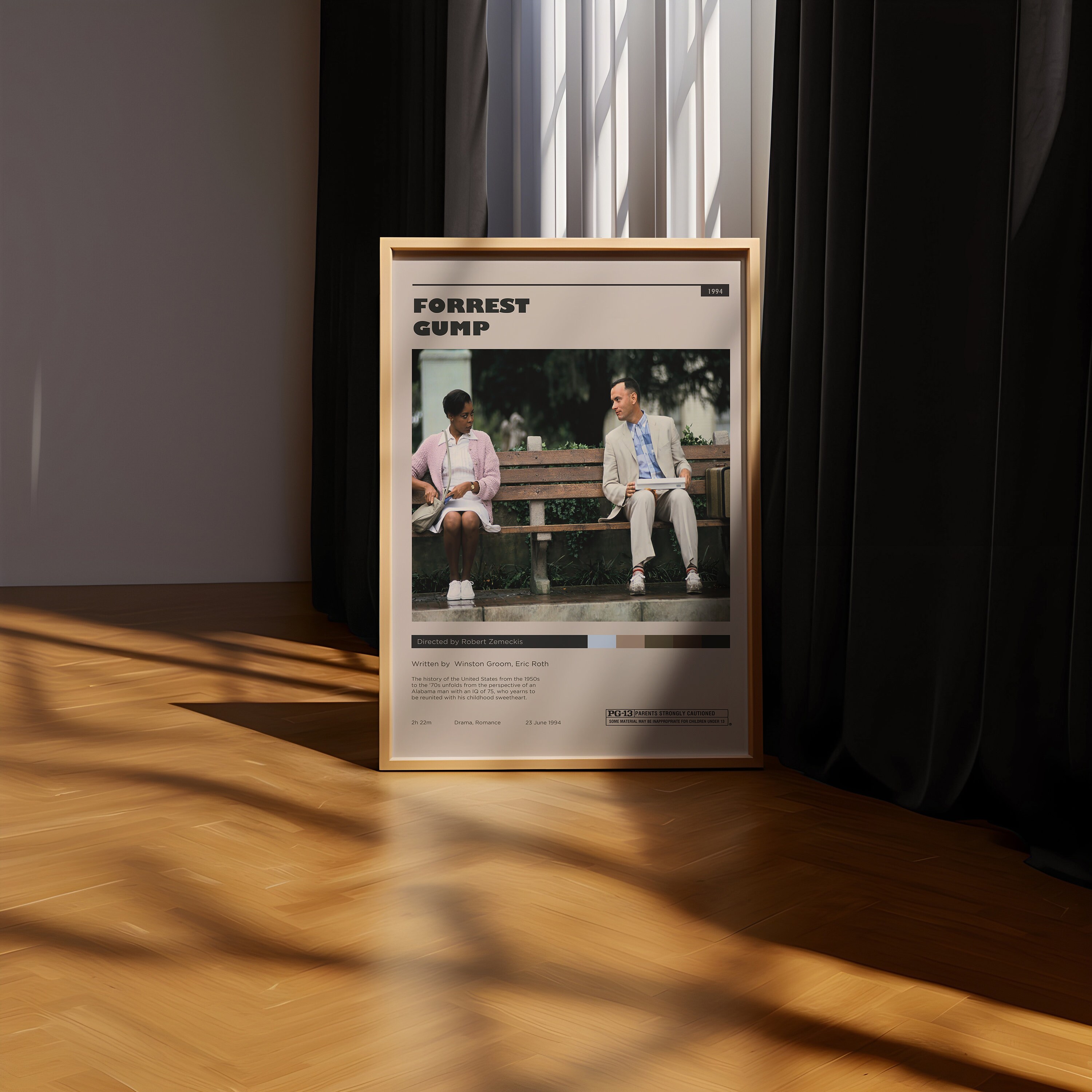 Forrest Gump Poster, Robert Zemeckis Wall Art, Minimalist Wall Decor ...