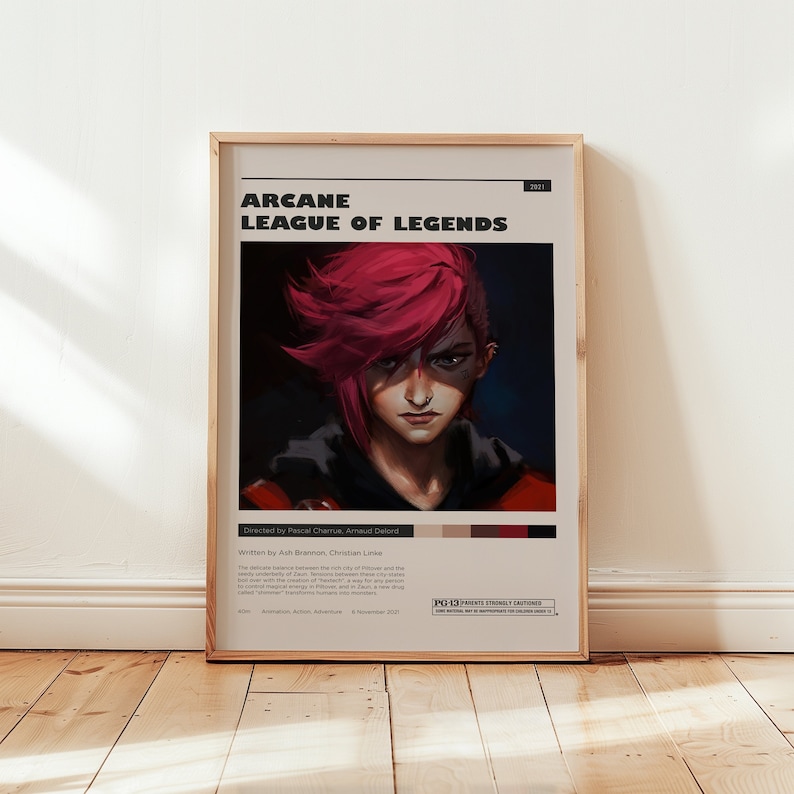 Arcane Poster, Hailee Steinfeld Wall Art, Minimalist Wall Decor, Mid ...