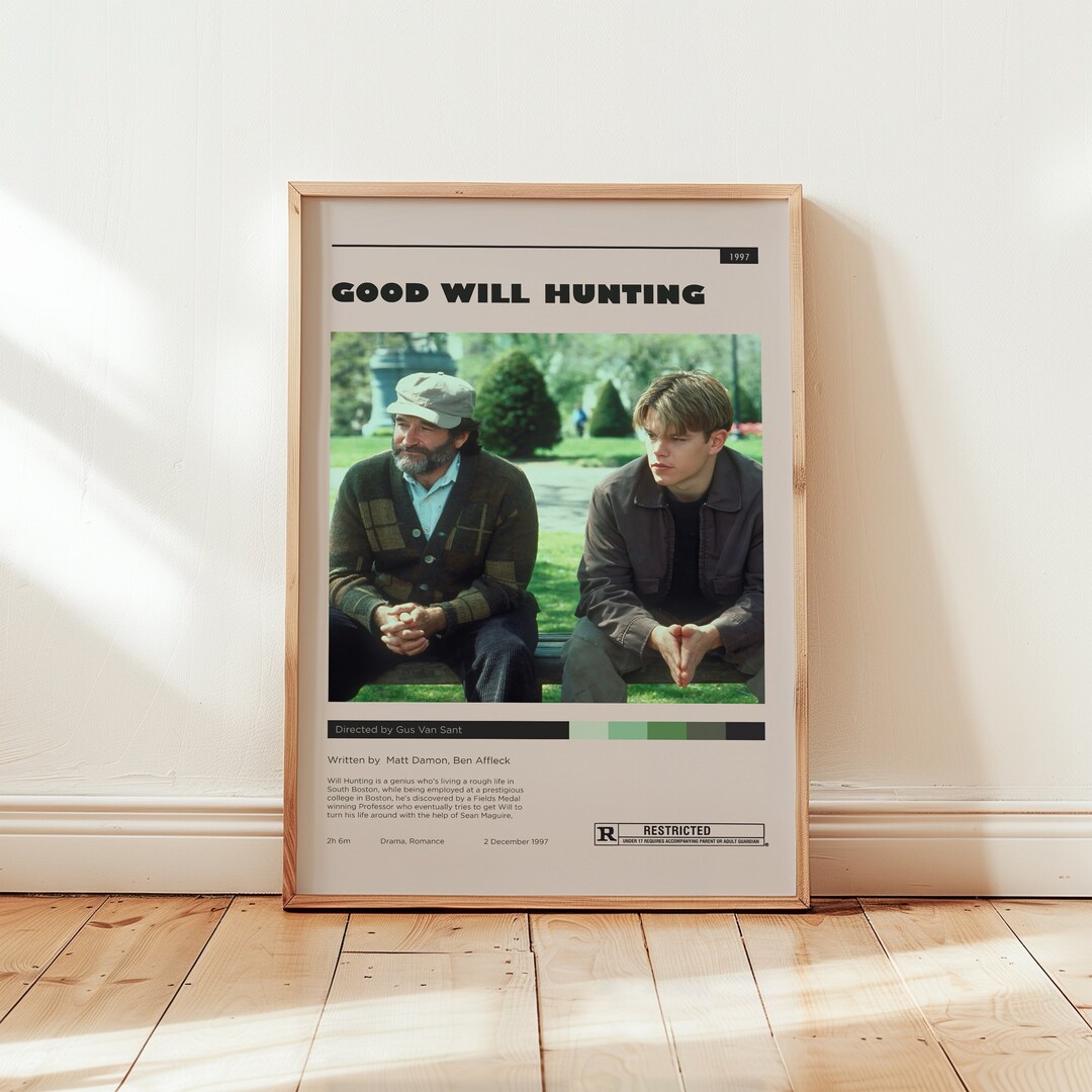 Good Will Hunting Poster, Robin Williams Wall Art, Minimalist Wall ...
