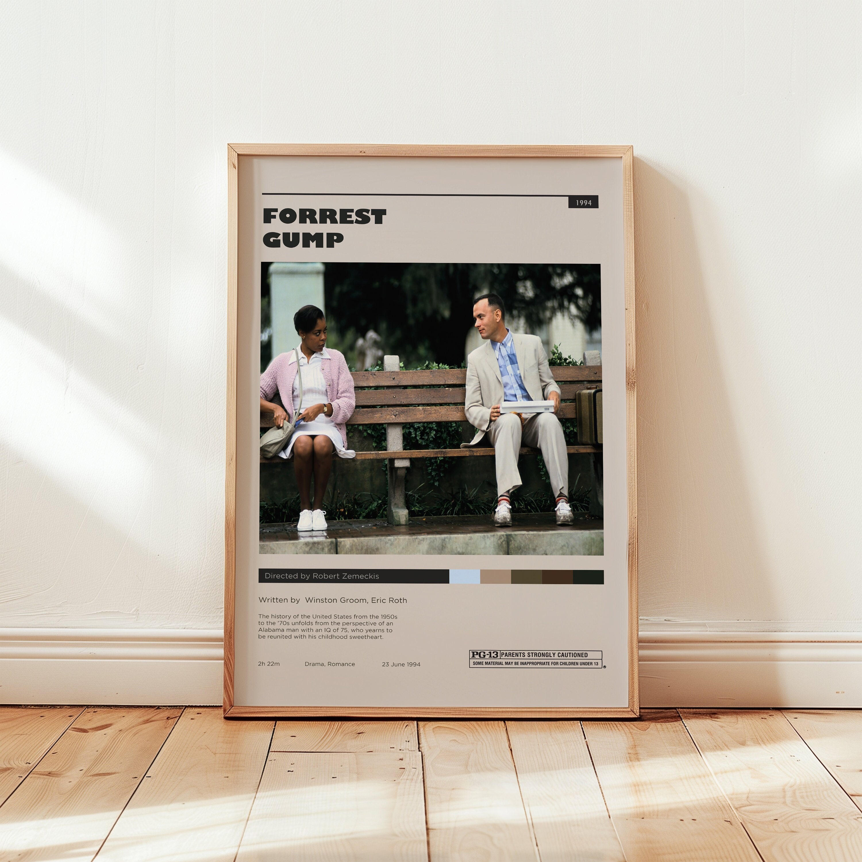 Forrest Gump Poster, Robert Zemeckis Wall Art, Minimalist Wall Decor ...