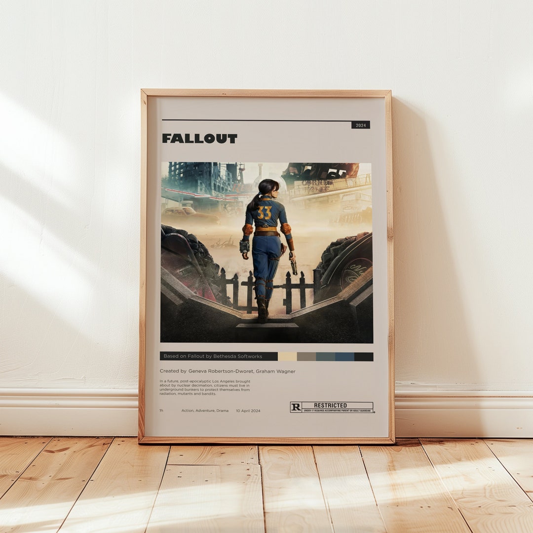 Fallout Poster, Ella Purnell Wall Art, Minimalist Wall Decor, Digital ...
