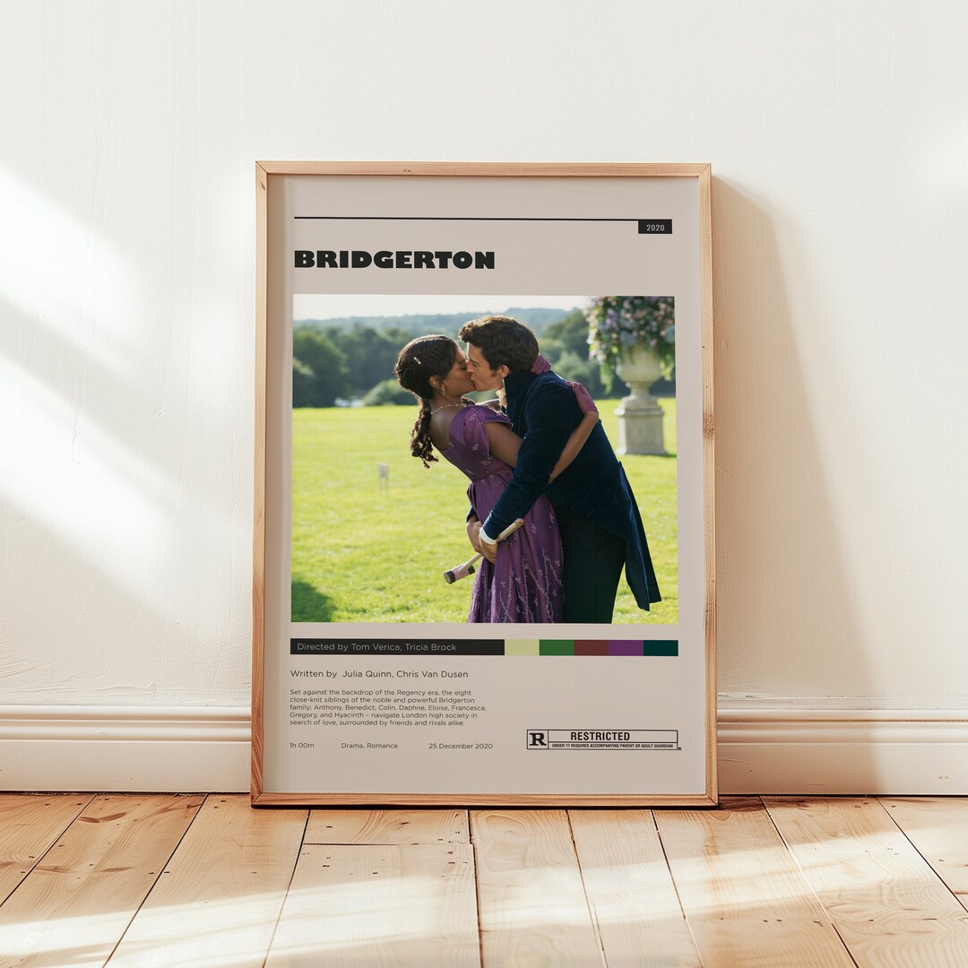 Bridgerton Poster, Luke Thompson Wall Art, Minimalist Wall Decor ...