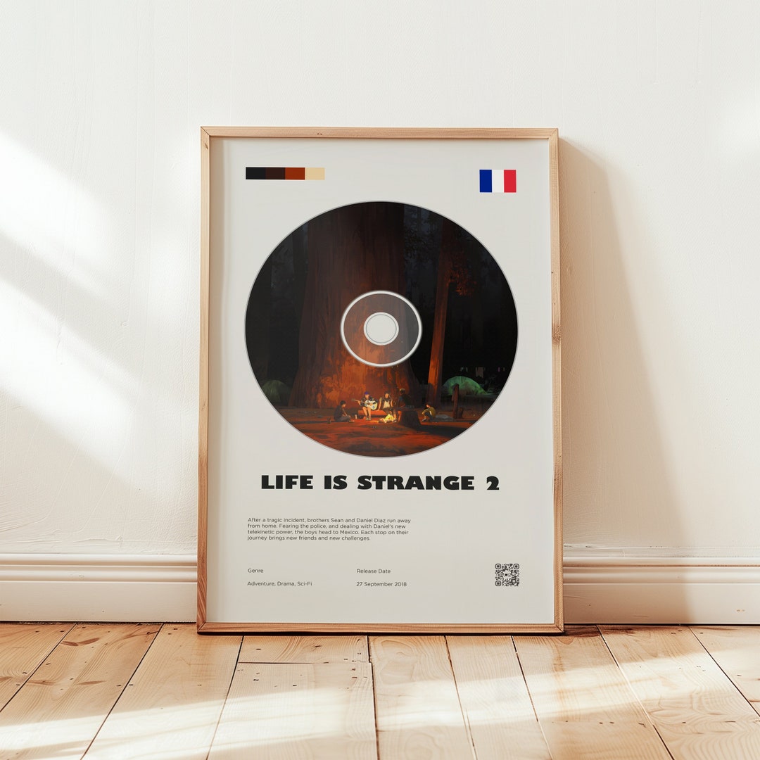 Life is Strange 2 Poster, Adventure Game Wall Art, Minimalist Wall ...