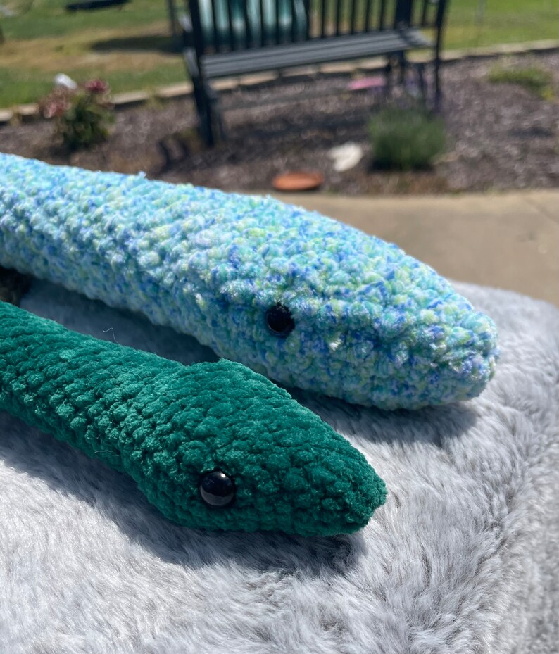 Snake Amigurumi Handmade Crochet Plush Unique Gift Stuffed Animal ...