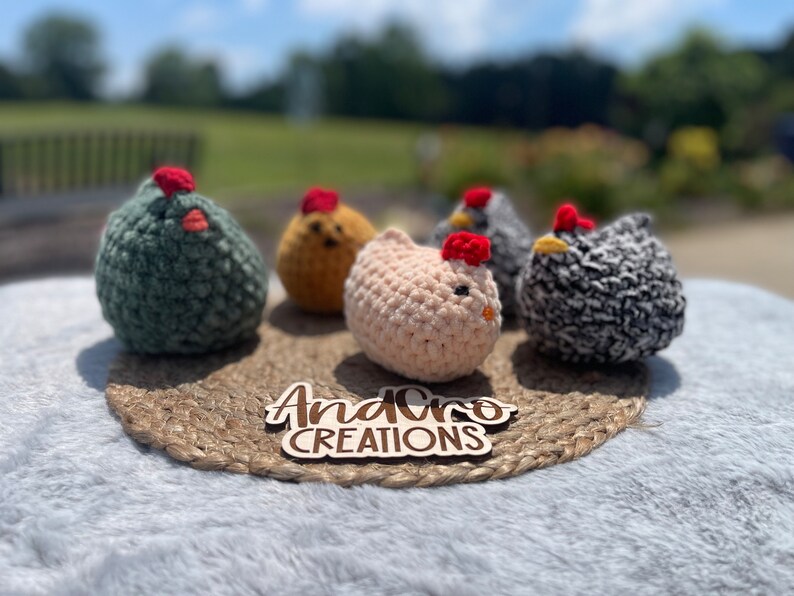 Mabel the Chicken Farm Animal Amigurumi crochet Plush Unique Gift ...