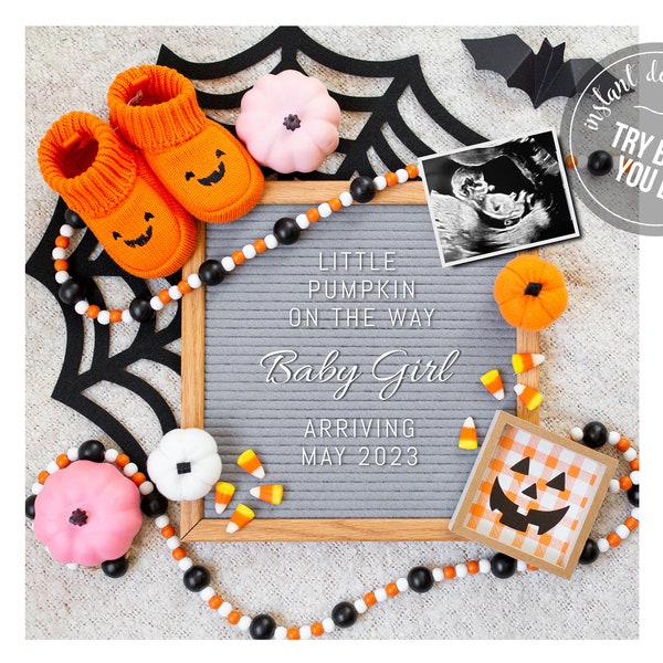 October Baby Announcement - Etsy