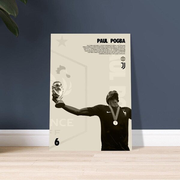 Paul Pogba - Etsy