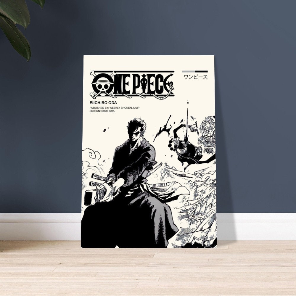 Anime/manga Poster Zoro Minimalist Manga Paper Poster for Modern Home ...
