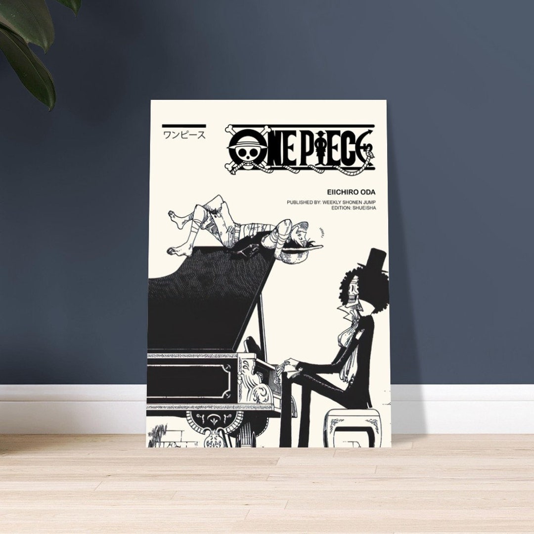 Anime/manga Poster Lūffy and Brook Binks No Sake - Etsy