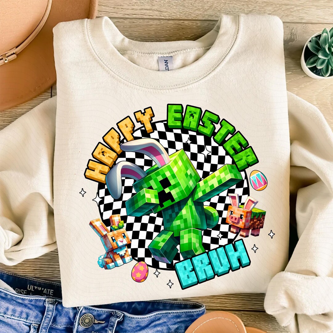 Happy Easter Bruh Png, Retro Easter Png, Happy Easter Png, Gamer Easter ...