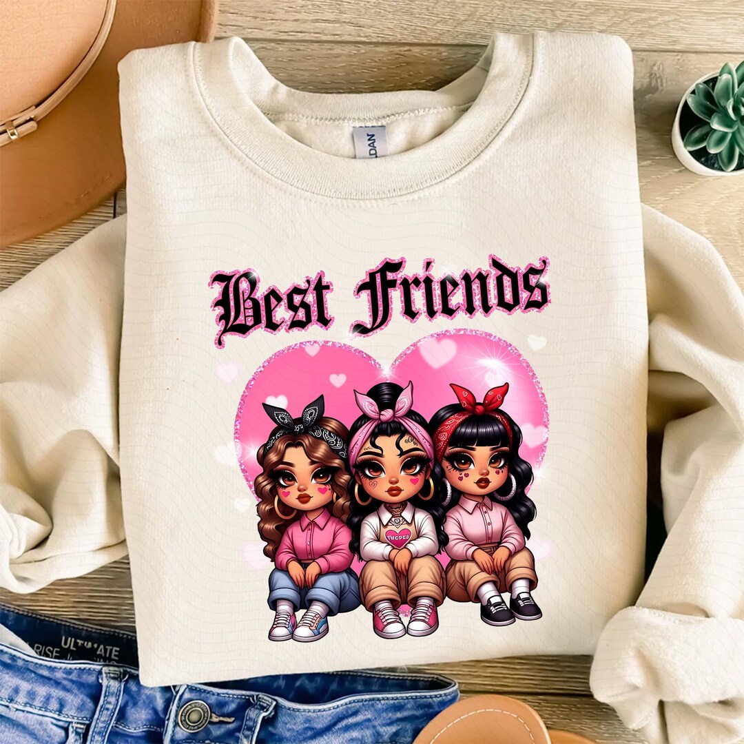 Bestfriends Valentine Girls Cholo Chola Png, Spanish Pink Chola ...