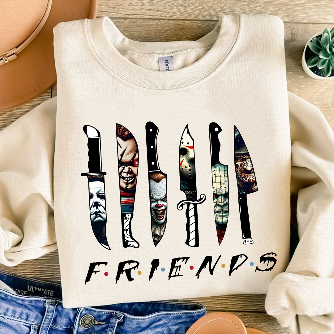 Friends Knife Horror Movie Png, Retro Halloween Png, Movie Killer Png ...